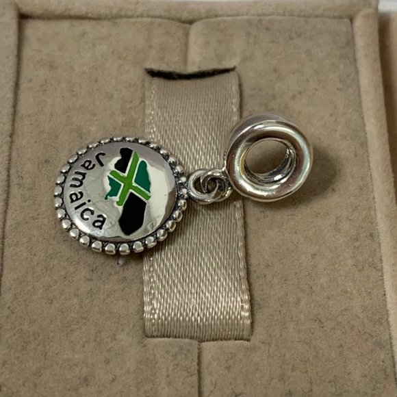 Pandora | Jewelry | Pandora Jamaica Country Map Charm | Poshmark